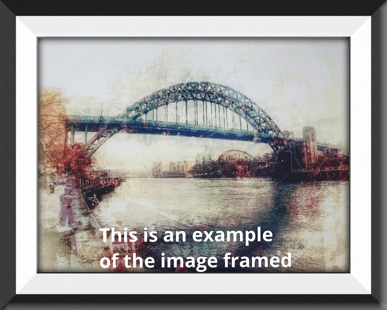 Tyne Bridge Newcastle the toon A4 print | Etsy