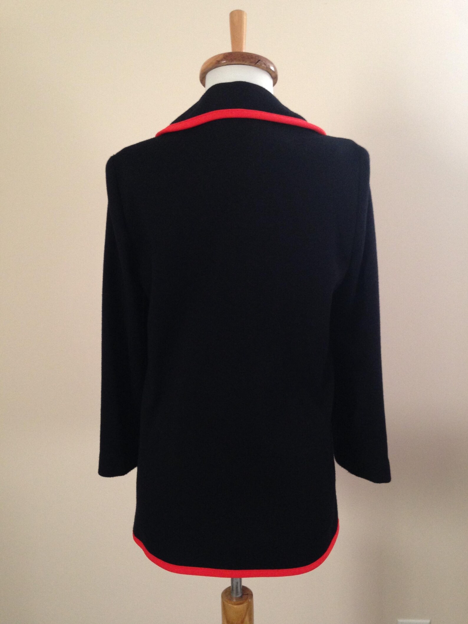 Vintage Knit Blazer Preppy / Medium Large Women / 1960s 60s Boxy Long ...