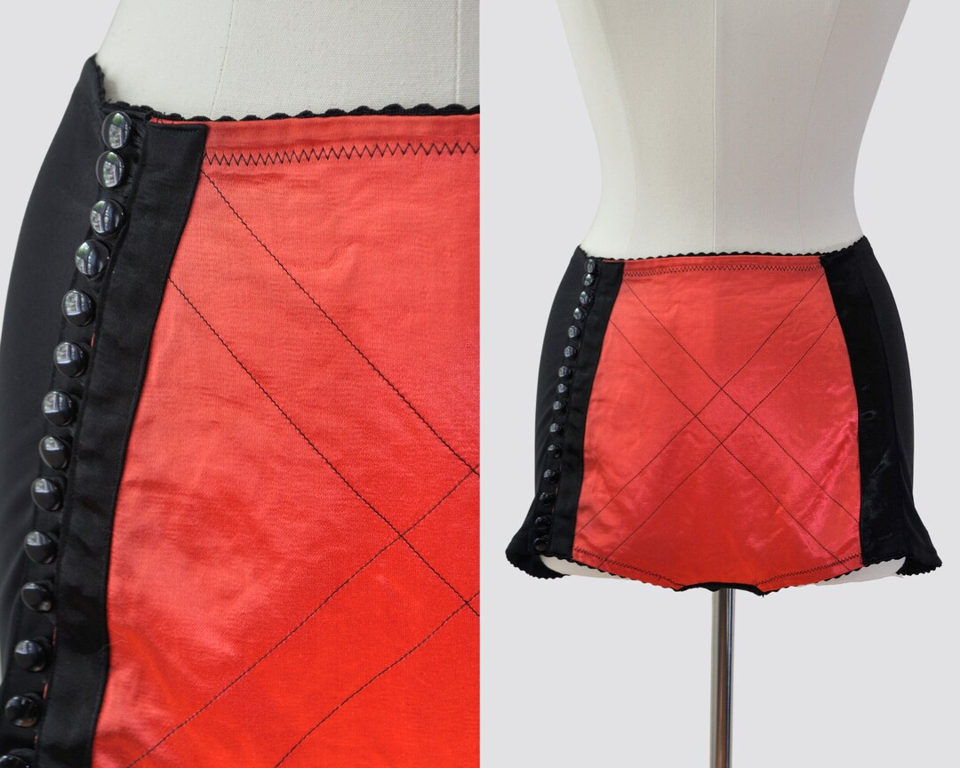 Vintage Satin Lingerie Briefs / 1980s 80s High Waisted Booty Shorts ...