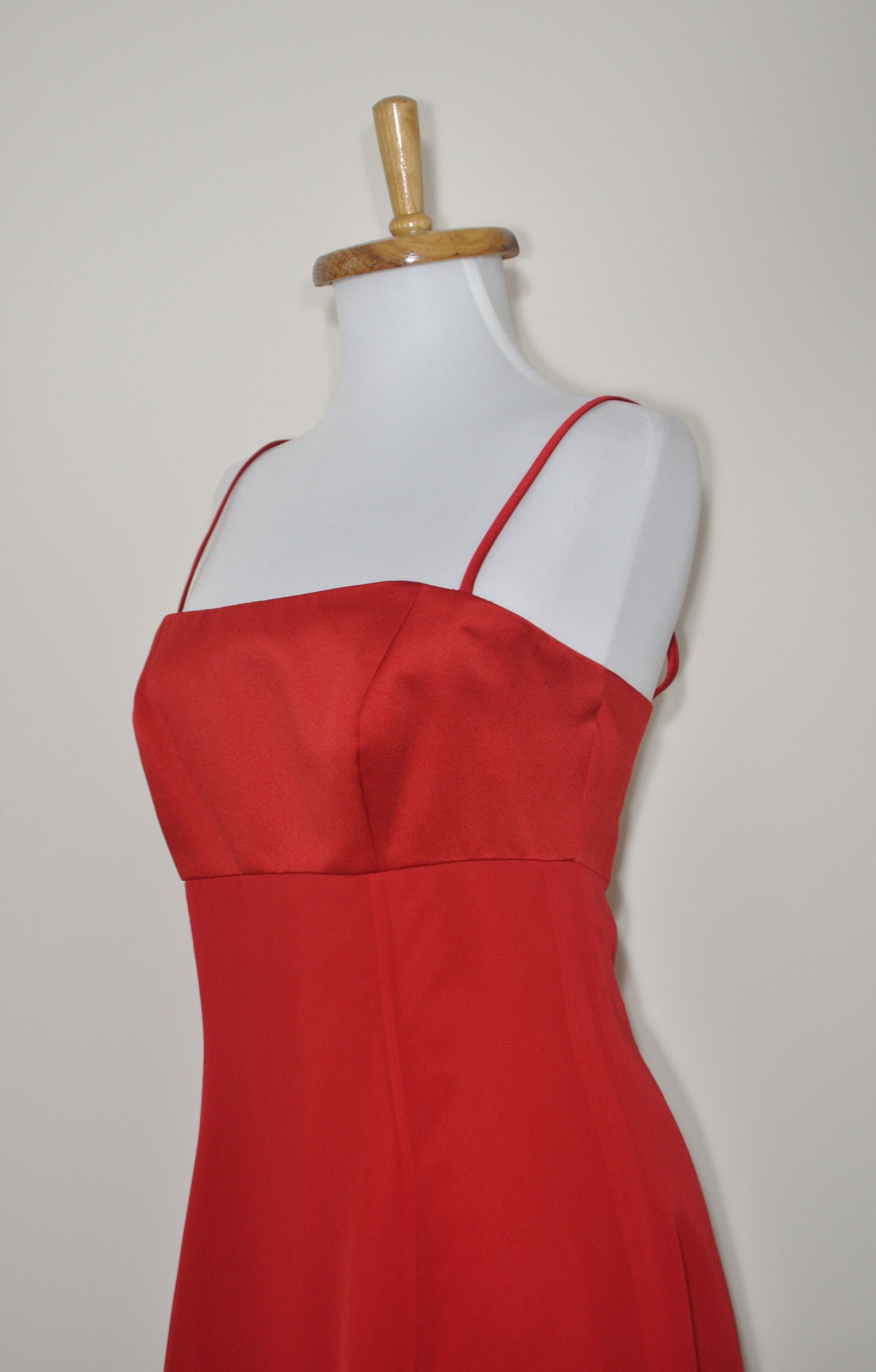 90s Chiffon Midi Dress / Medium Women / Vintage 1990s Y2K Alfred Angelo ...