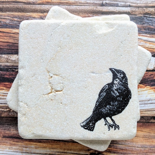 5 Pc. Wooden Crow Block Setamericana Decoramericana Block | Etsy