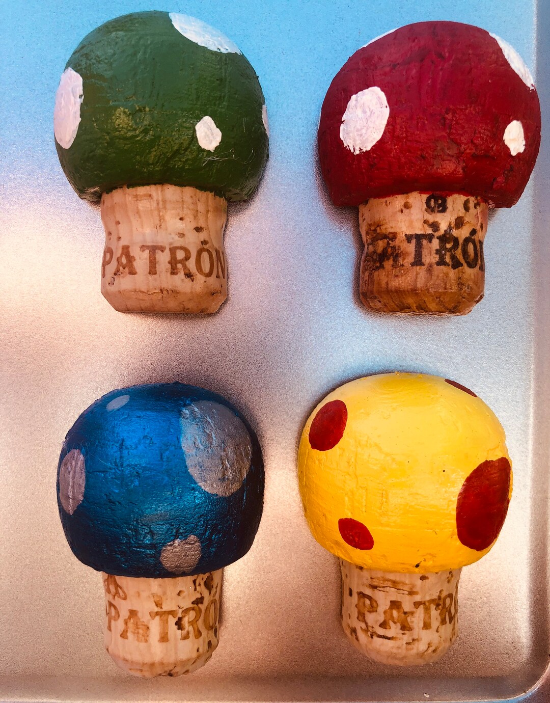 Cork Magnets “mushrooms” (set) - Etsy