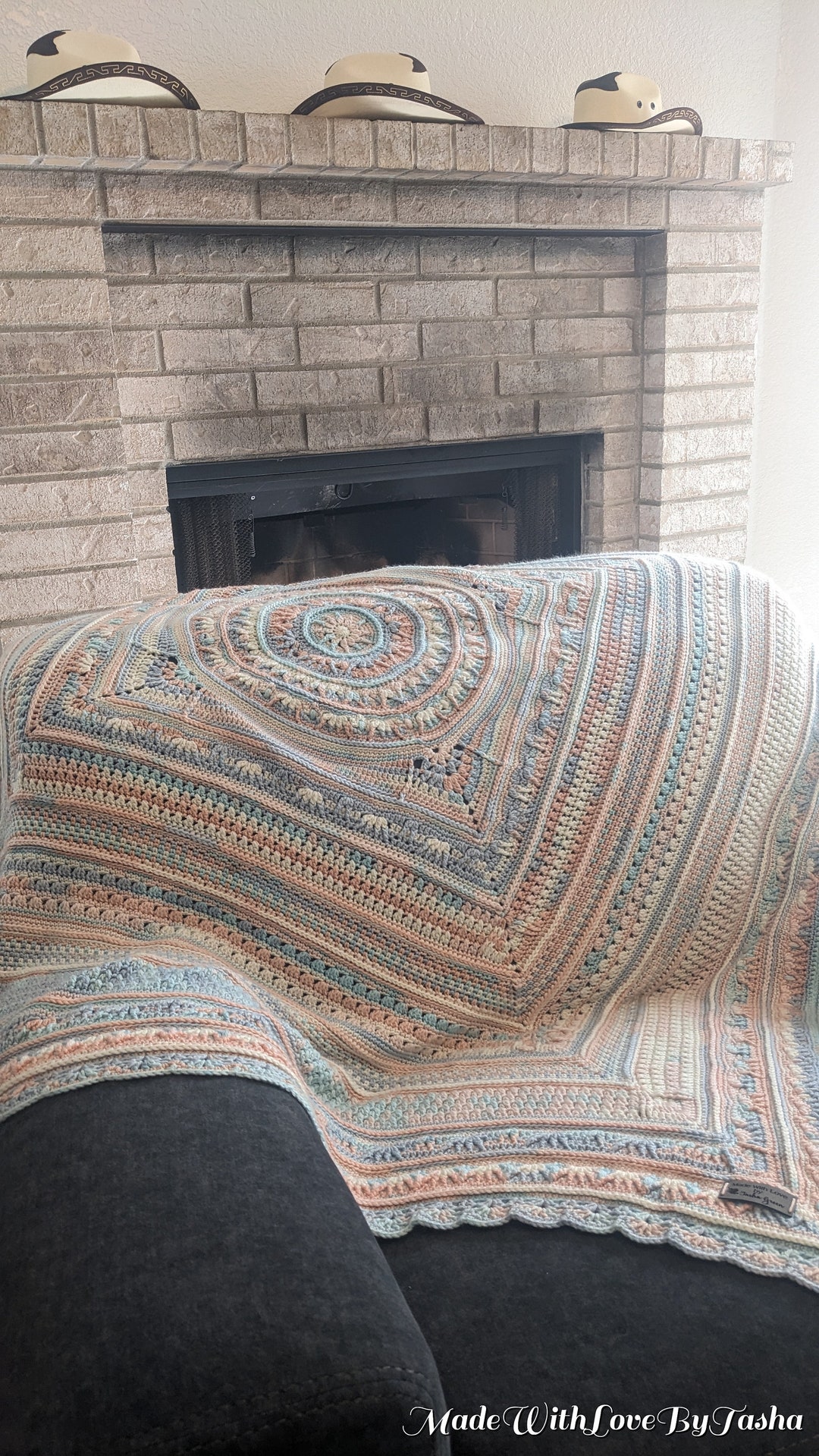 Handmade Crochet Blanket - Atlanticus (multi-colored) - Etsy