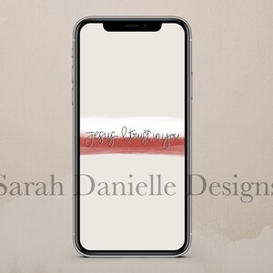 Jesus I Trust in You Phone Wallpaper | Divine Mercy | Minimal Christian ...