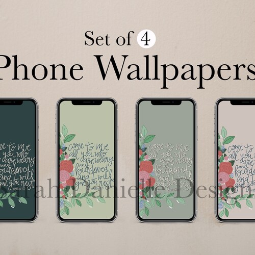 Bible Verse Phone Wallpaper Digital Download - Etsy