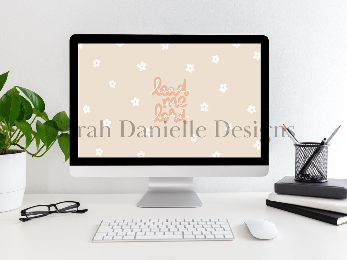 Christian Desktop Wallpaper | Lead Me Lord Laptop Background Digital ...