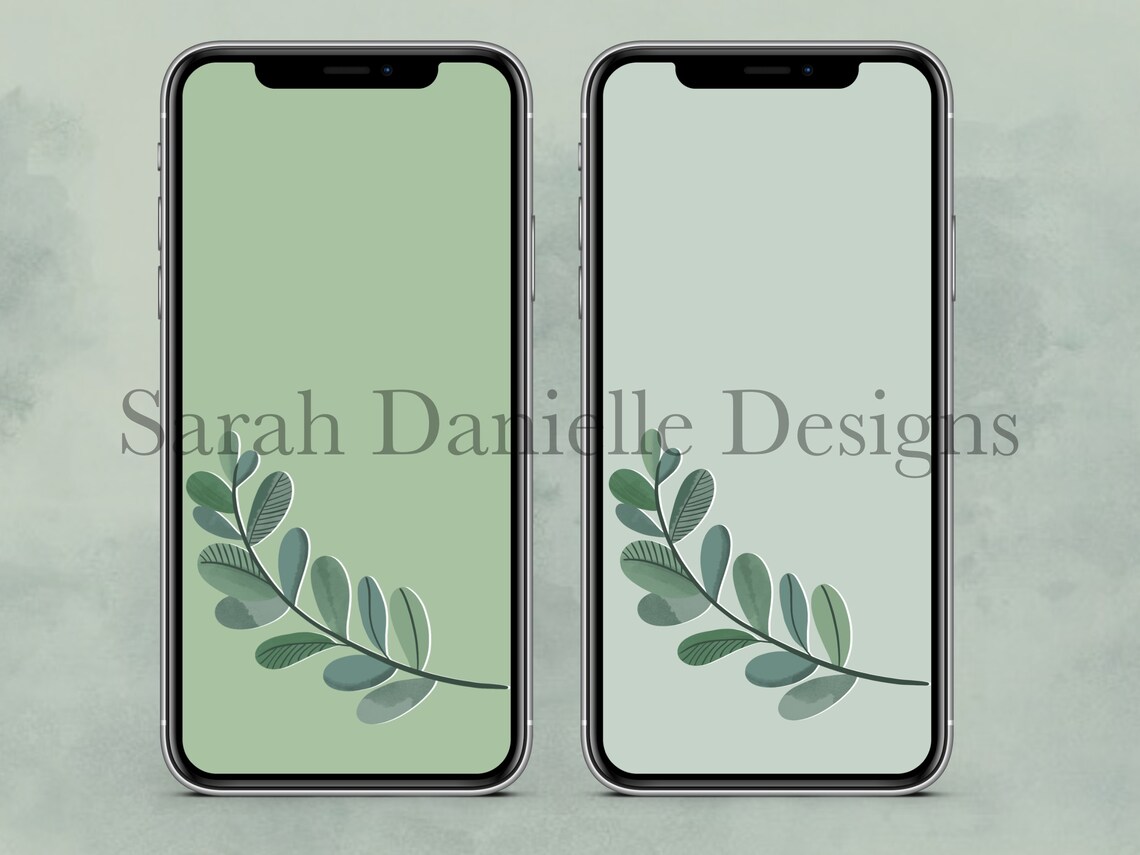 Eucalyptus Aesthetic Phone Wallpapers & Widgets Bundle Phone - Etsy