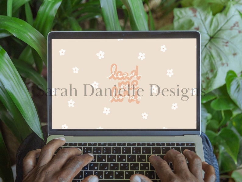 Christian Desktop Wallpaper | Lead Me Lord Laptop Background Digital ...