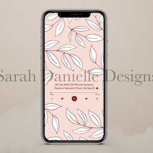 Taylor Swift Inspired Phone Wallpaper | Red Taylor's Version | Swifty ...