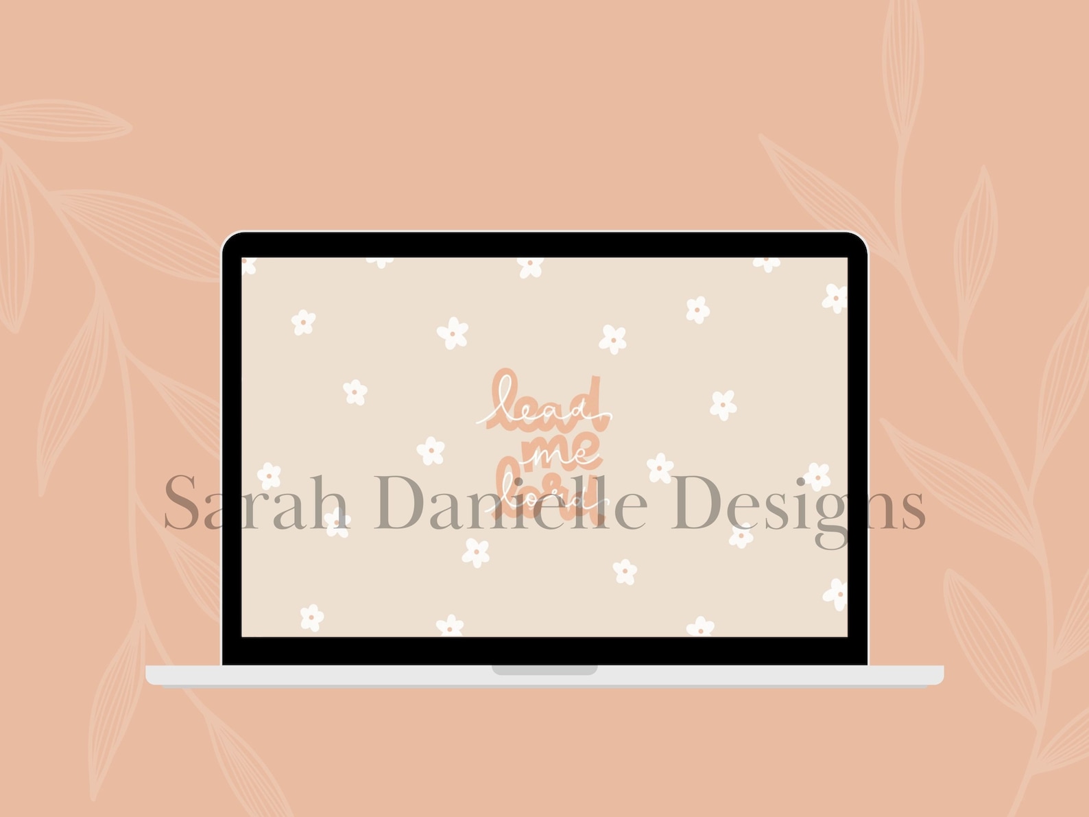 Christian Desktop Wallpaper | Lead Me Lord Laptop Background Digital ...