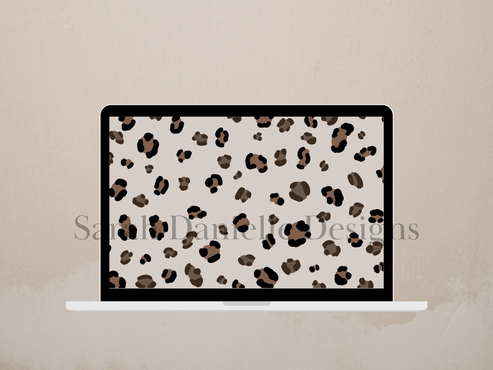 Leopard Print Desktop Wallpaper Animal Print Design - Etsy