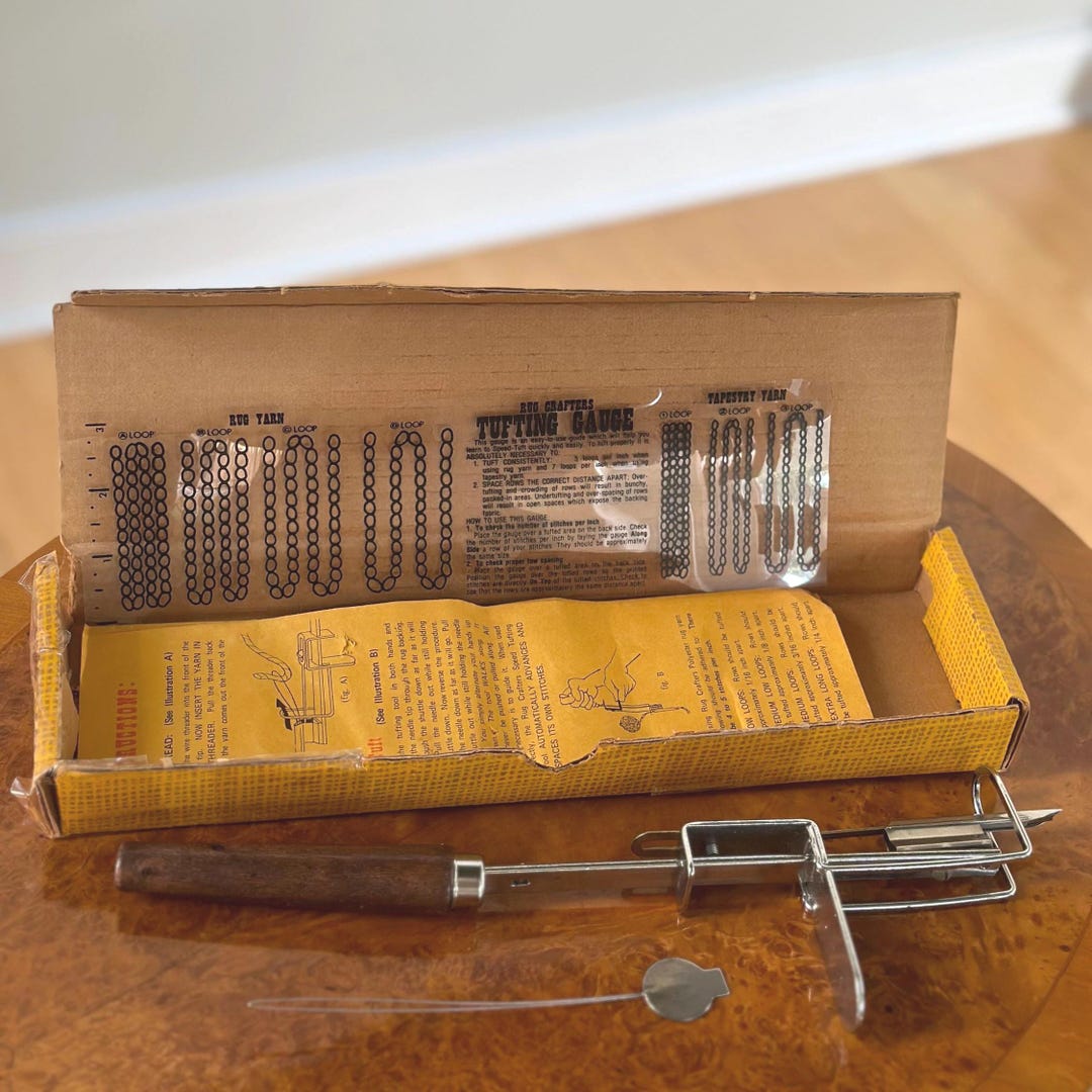 Vintage Rug Crafters Speed Tufting Tool Set 1976 - Etsy