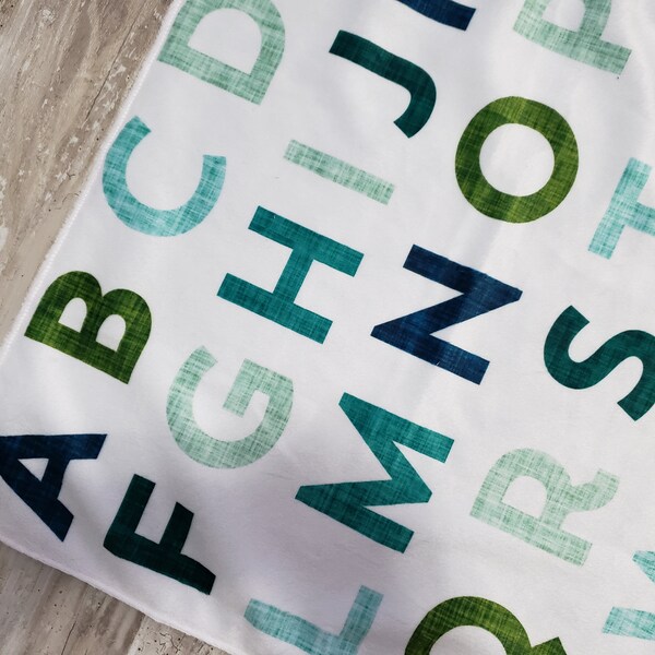 Alphabet Blanket - Etsy