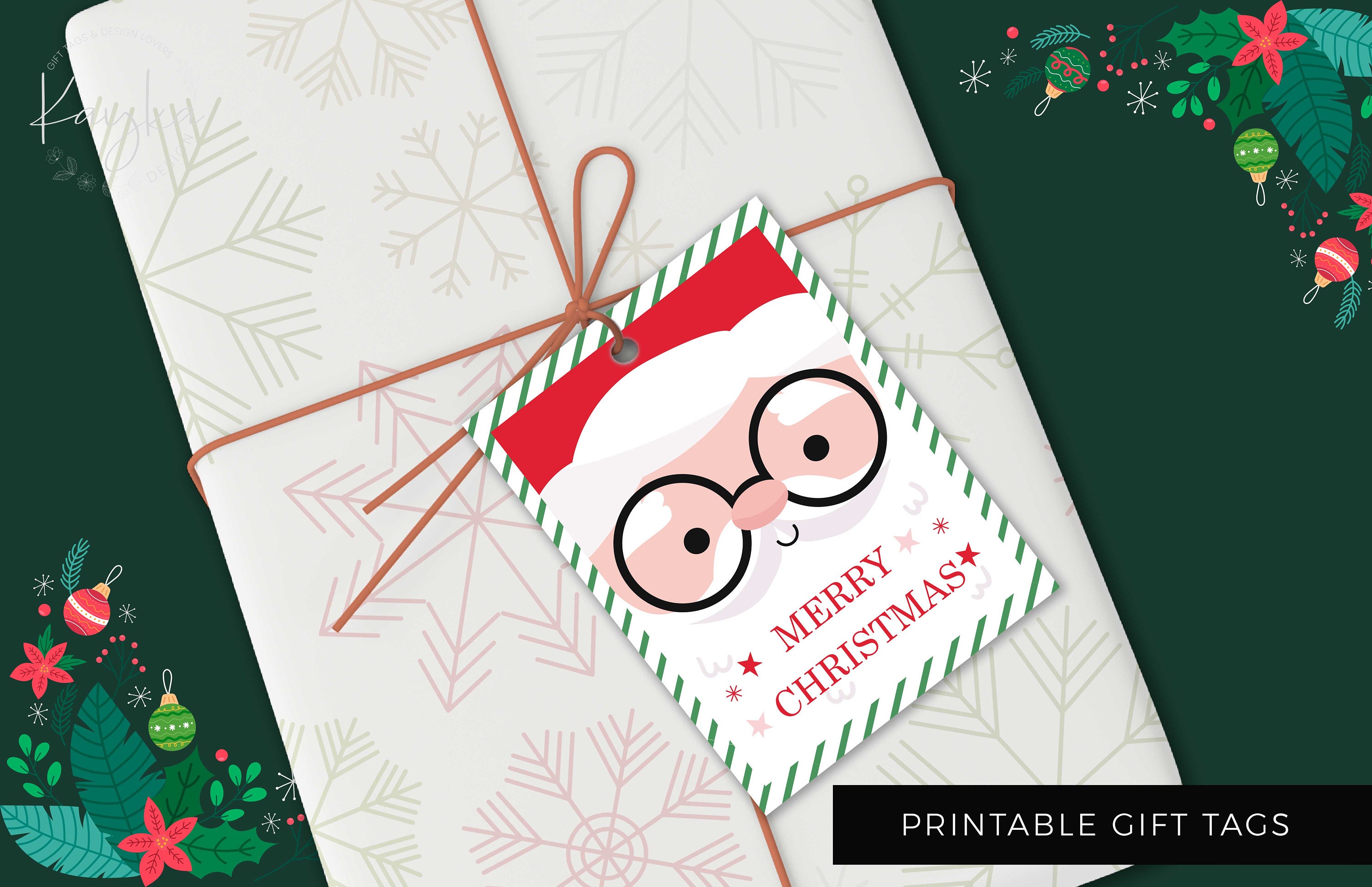 Printable Christmas Gift Tags | Merry Christmas to / From Gift Tags ...
