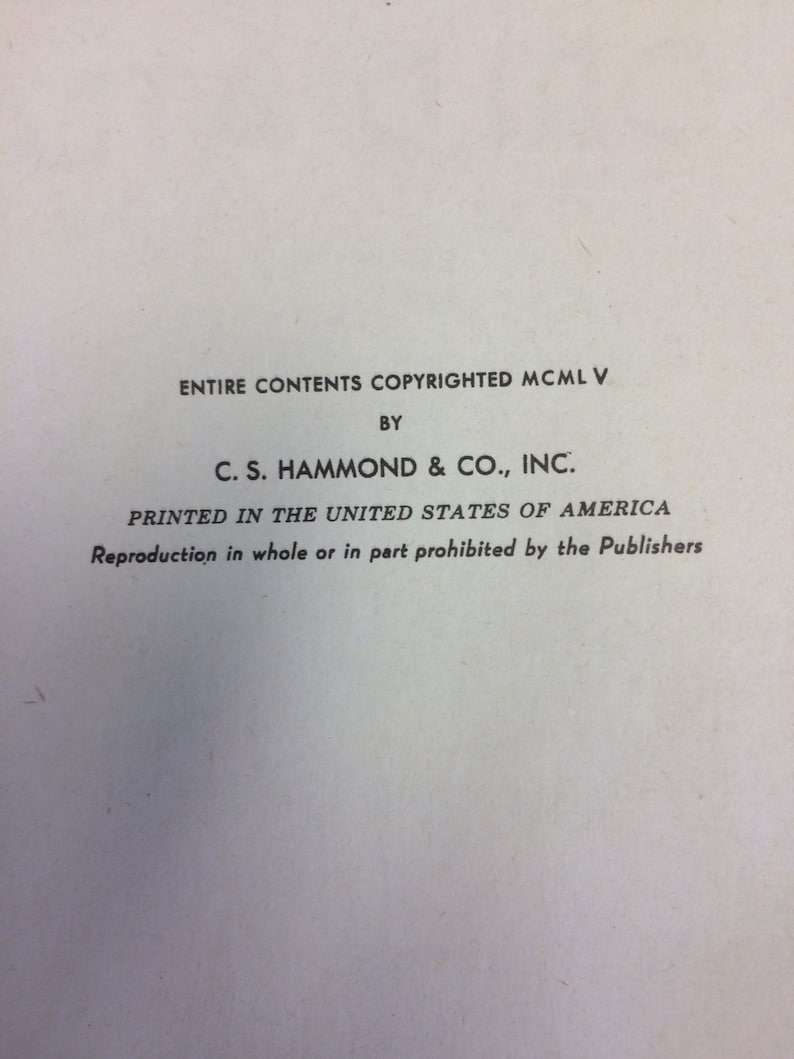 England & Wales or Europe Large Map 1955 Hammond's New - Etsy