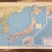 Japan, Korea & Ryukyu Islands Large Map - 1955 Hammond's New Supreme ...