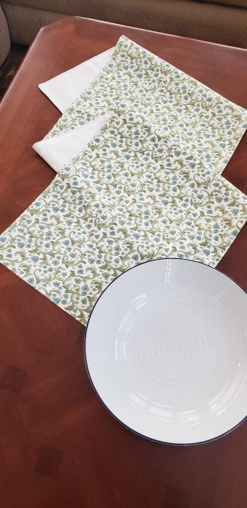 Upcycled Table Runner. Repurposed Table Runner, Recycled Table Runner ...