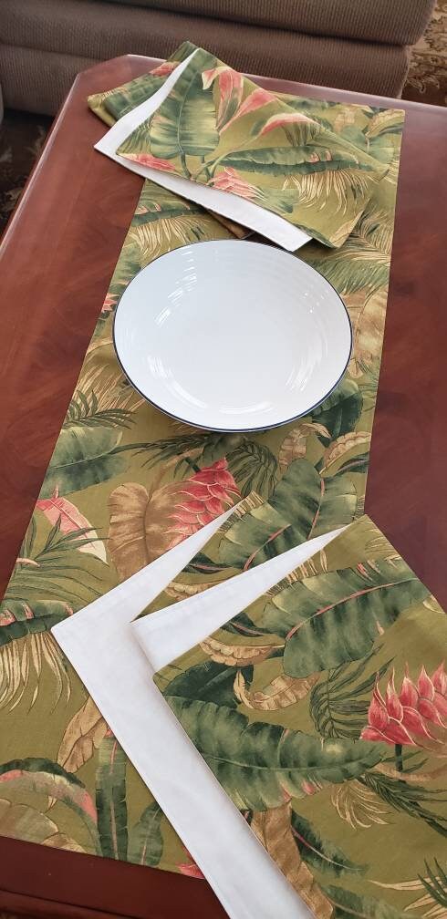 Upcycled Table Runner. Repurposed Table Runner, Recycled Table Runner ...