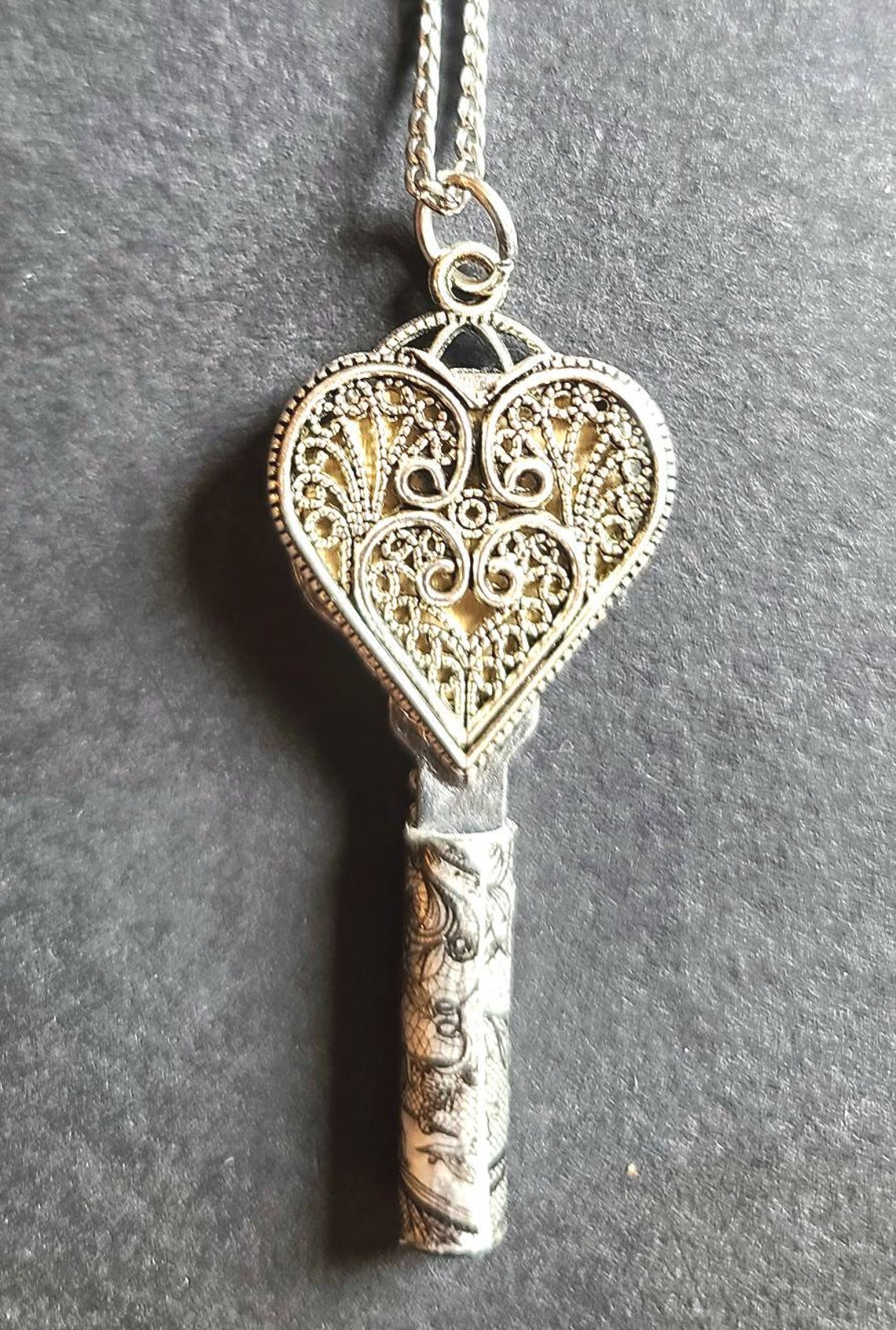 N050 LH- the Real Chastity Key Necklace This is a Working Chastity Key ...