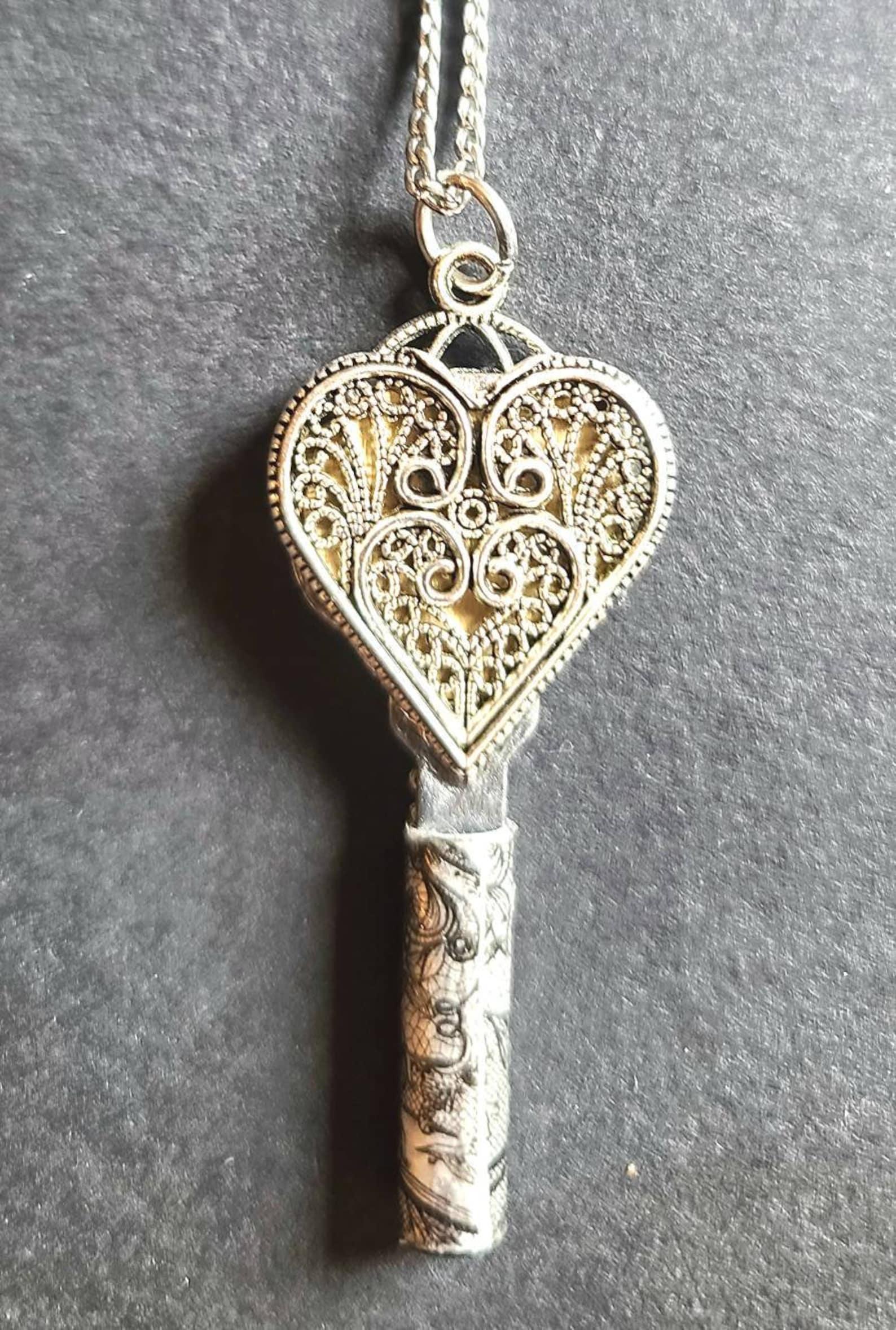 N050 LH- the Real Chastity Key Necklace This is a Working Chastity Key ...