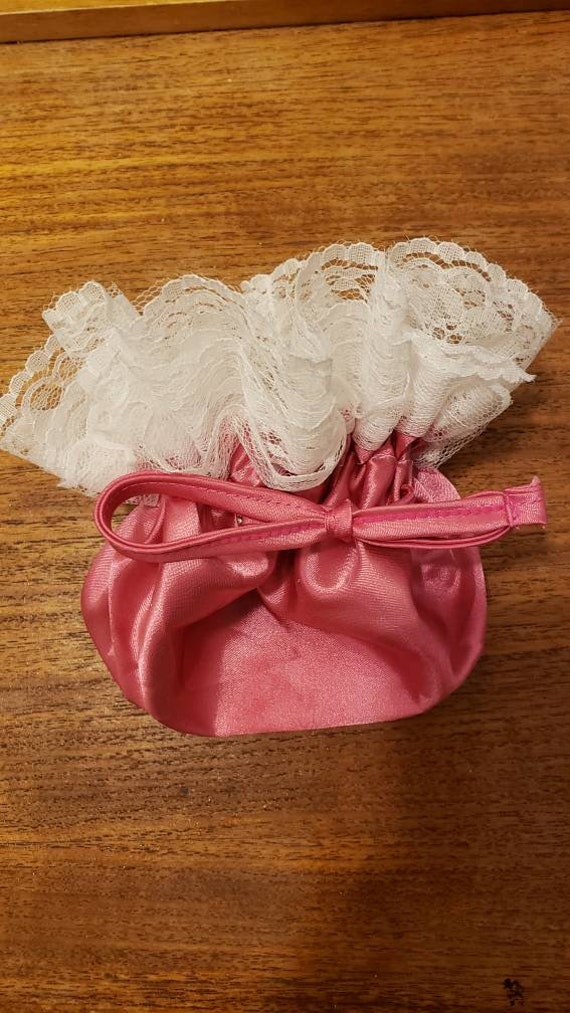 SP01 Sissy Pouch Pretty Pouch With Lace and Ties Perfect to - Etsy