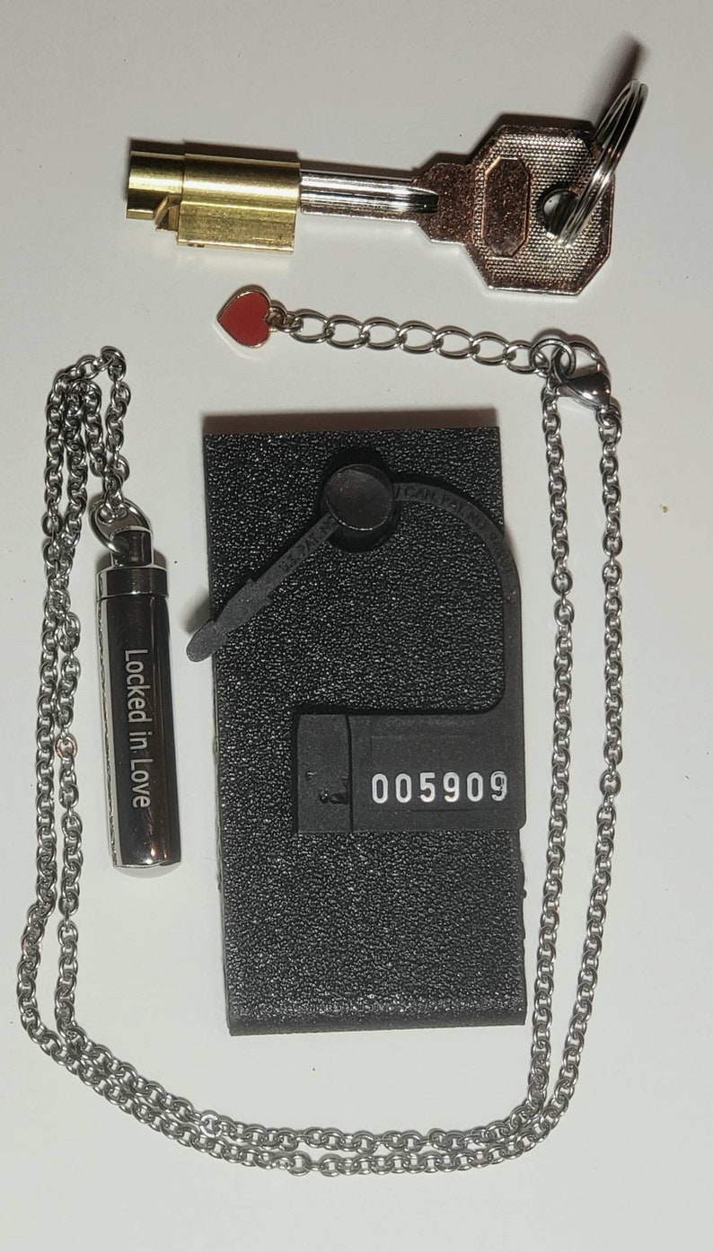 N055 the Secret Chastity Key Necklace This is a Working - Etsy