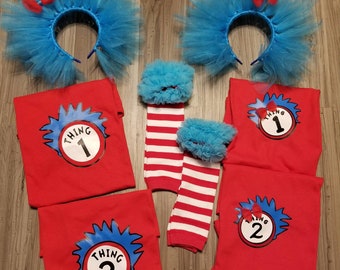 Thing 2 costume | Etsy