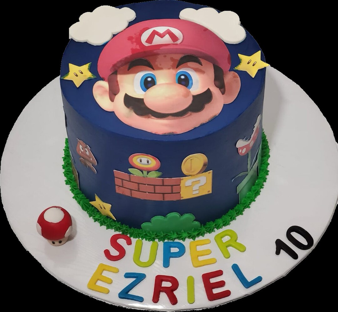 Mario Caketopper Set - Etsy