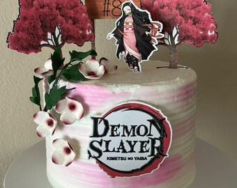 Tanjiro Cake Topper - Etsy Australia