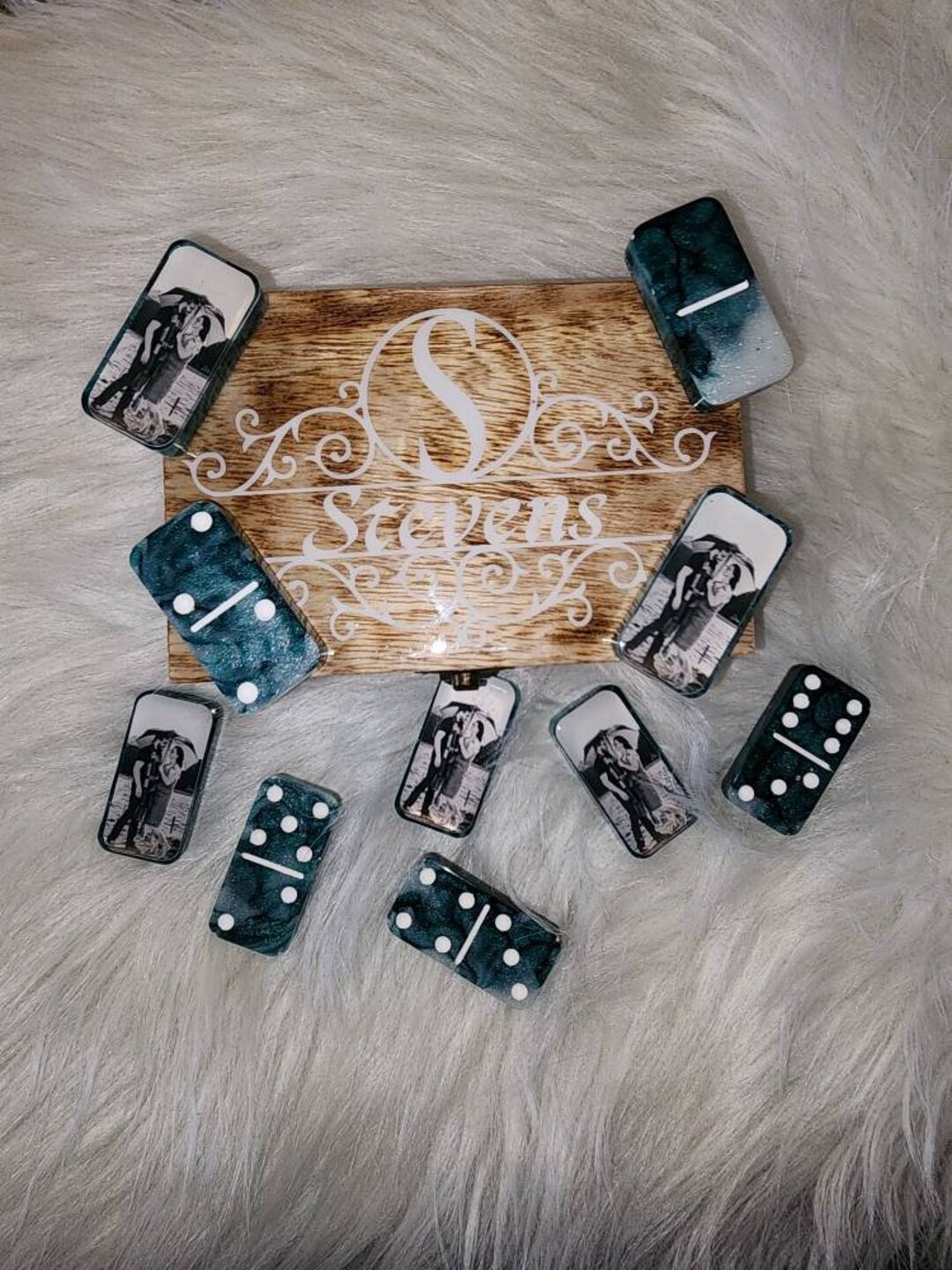 Personalized Photo Dominoes: Custom Handmade Wedding Domino Set - Etsy