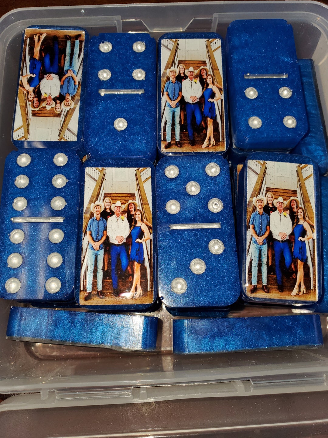 Personalized Dominoes Family Photos Custom Dominoes, Custom Handmade ...