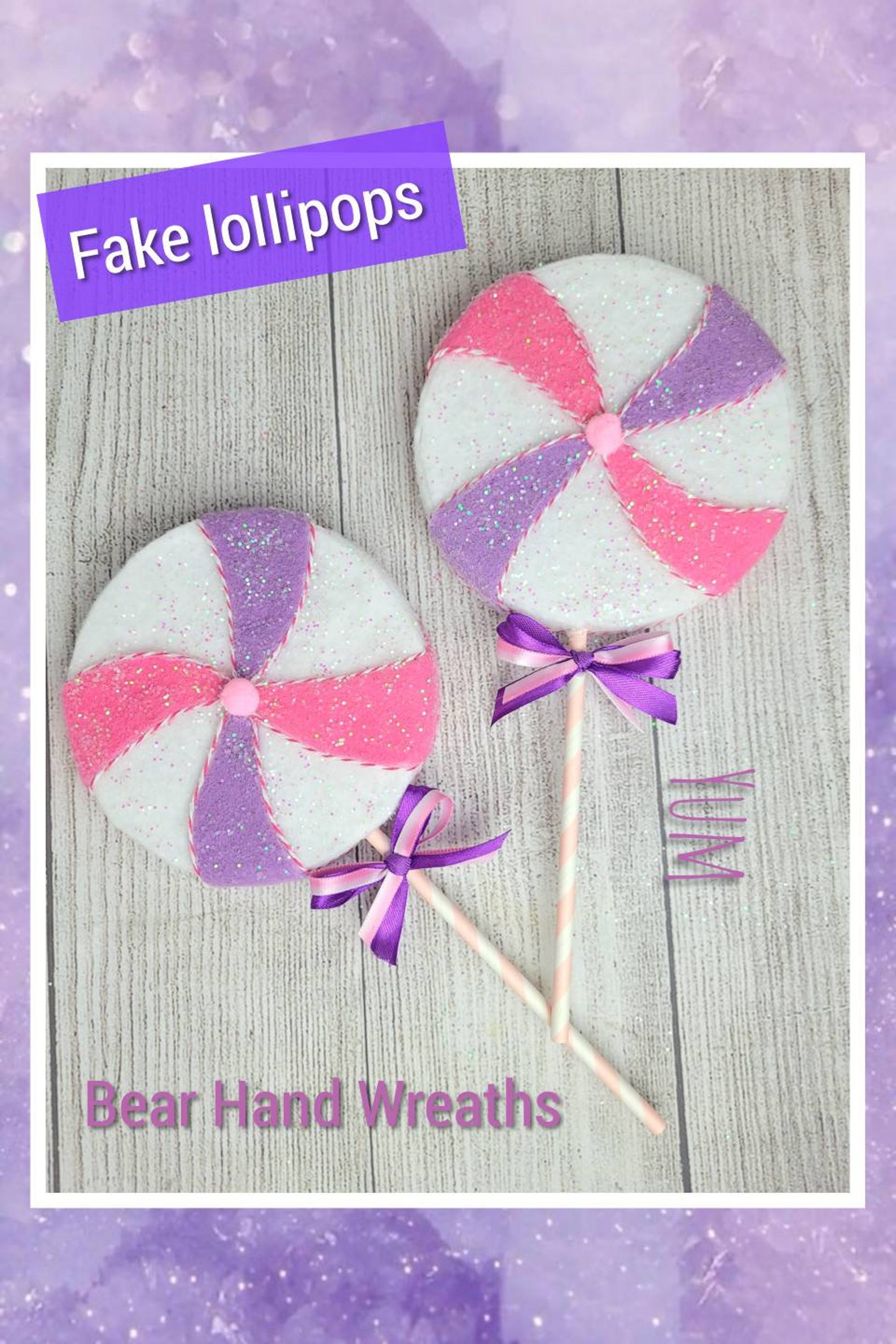 Fake Lollipop Candy Prop Fake Candy Land Party Decorations - Etsy
