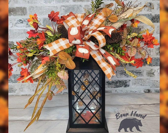 Fall Thanksgiving Centerpiece for Table, Fall Floral Arrangement ...