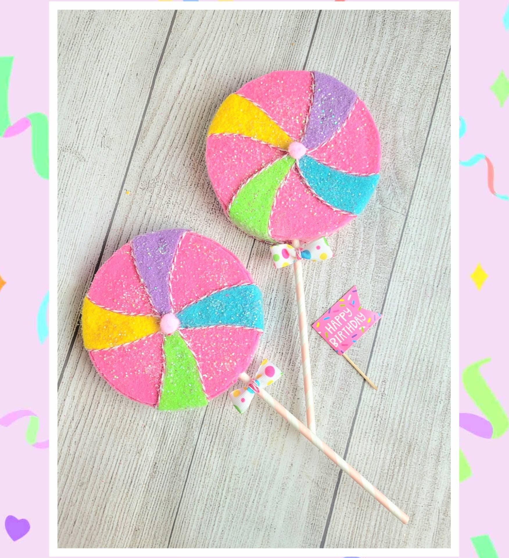 Fake Lollipop Candy Prop Fake Candy Decorations Candy Land - Etsy