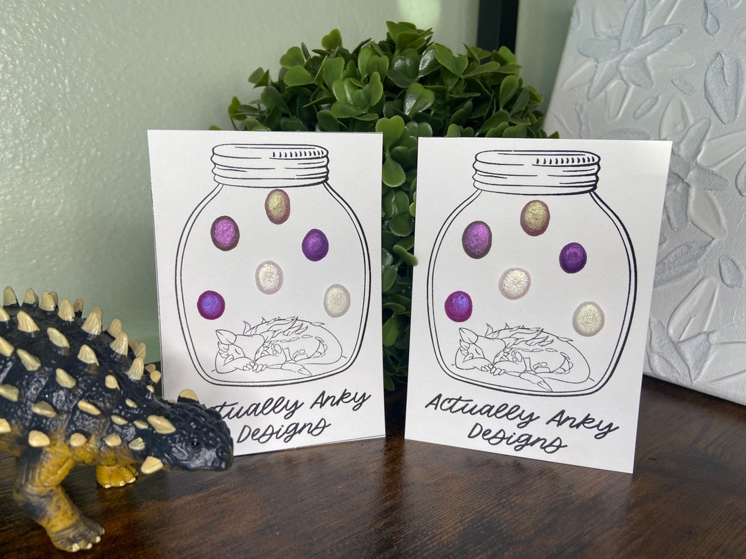 Handmade Watercolor Paint | Dot Cards | Watercolor Samples | Water ...