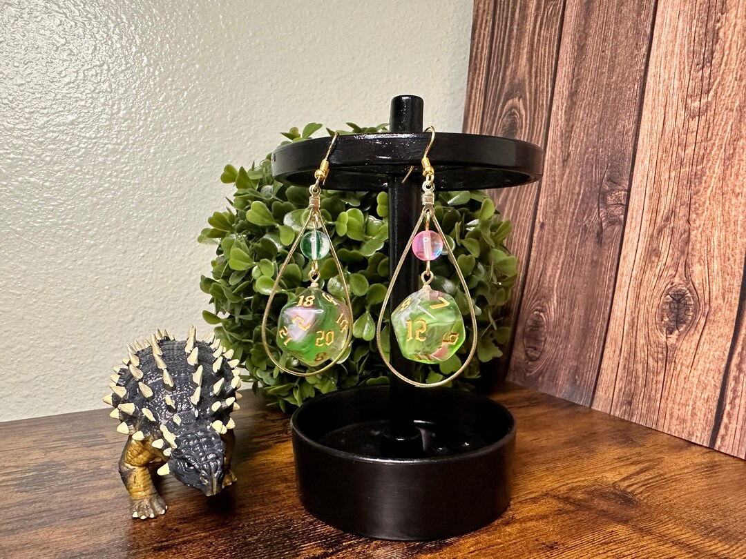 Dice Earrings | Dice Jewelry | Dnd Earrings | D20 Earrings | Nerd ...