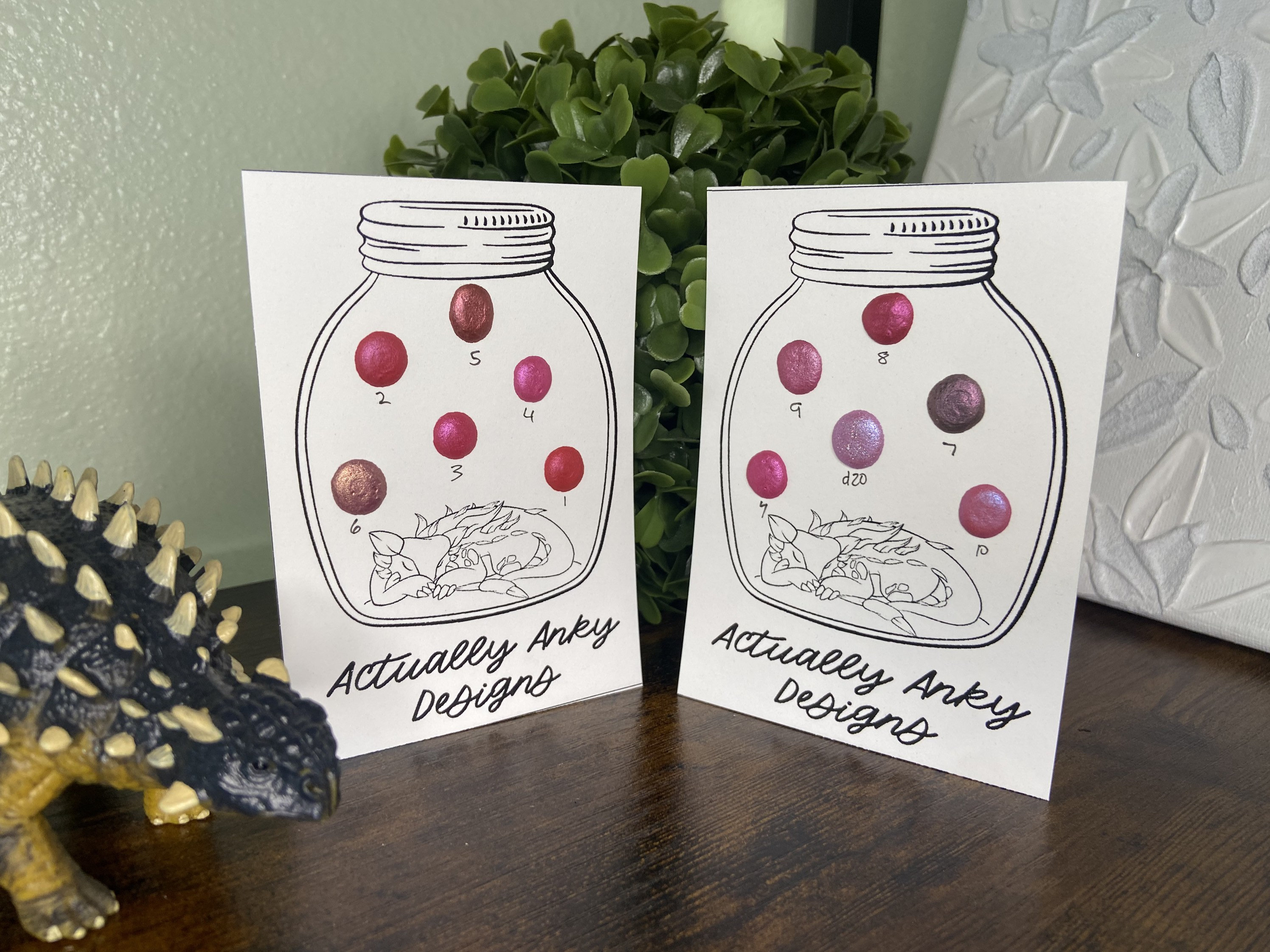 Handmade Watercolor Paint | Dot Cards | Watercolor Samples | Water ...