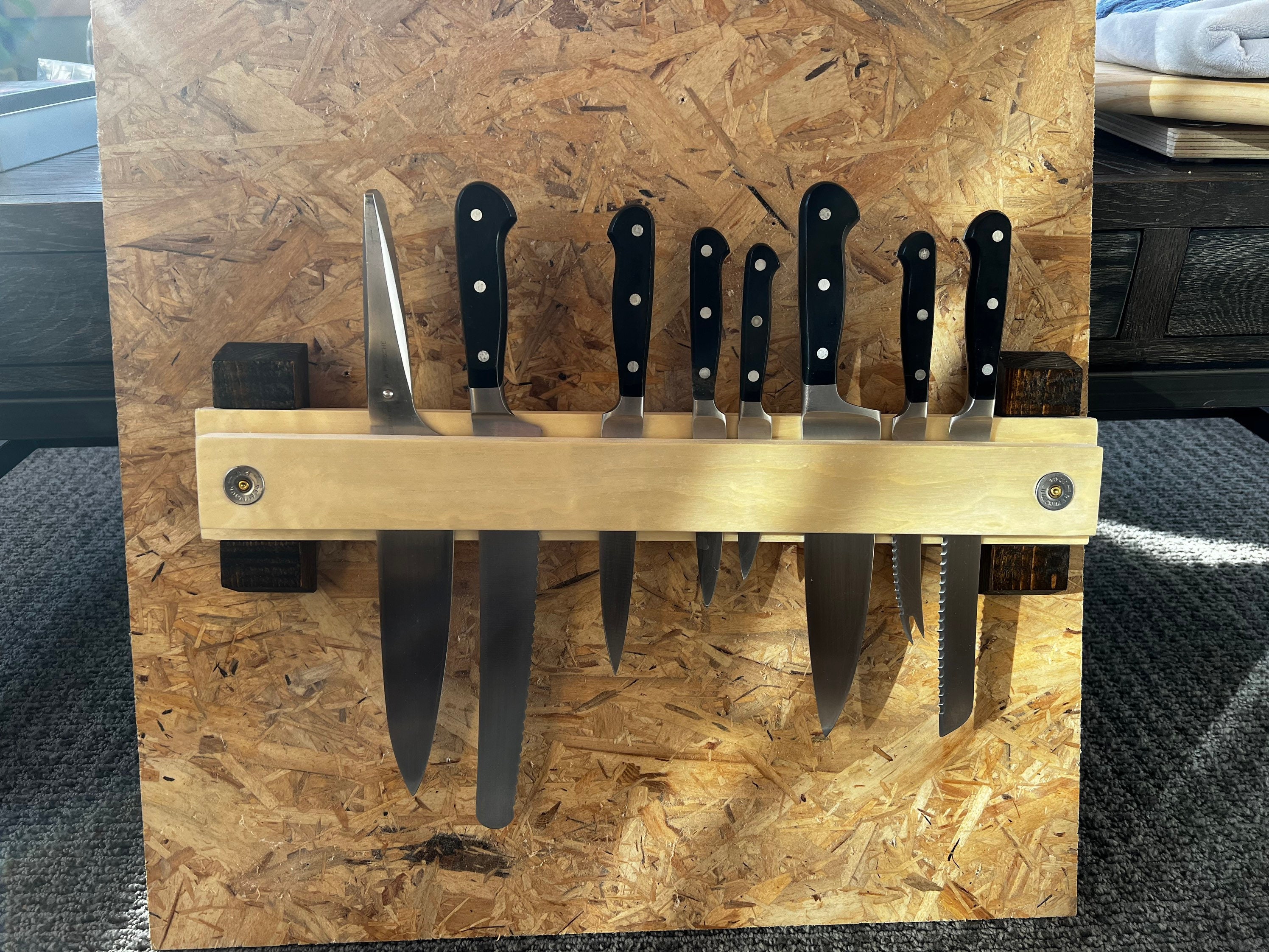 Custom Knife Rack With Shotgun Shell Accent - Etsy