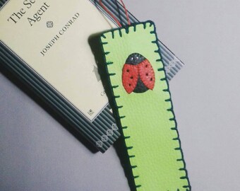 Ladybug bookmark | Etsy