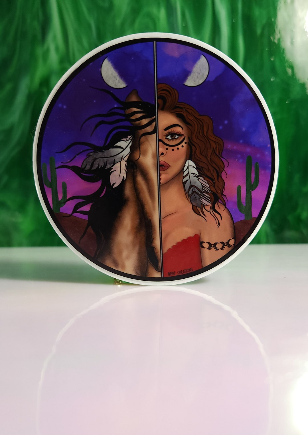 Great Spirit of Strength Native American Sticker - Etsy