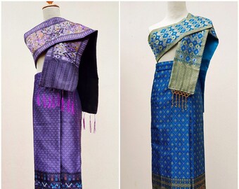 Set of Lao Traditional Dress Each Set Including With 1 Skirt - Etsy