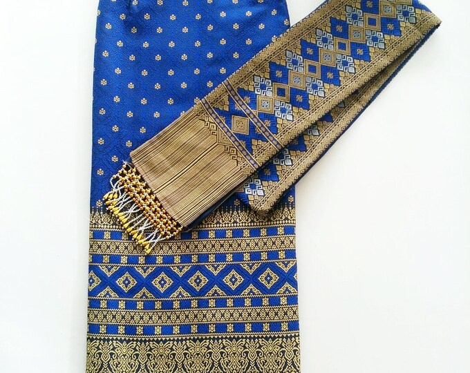 Set of Lao Traditional Dress, Each Set Including With 1 Skirt and 1 ...