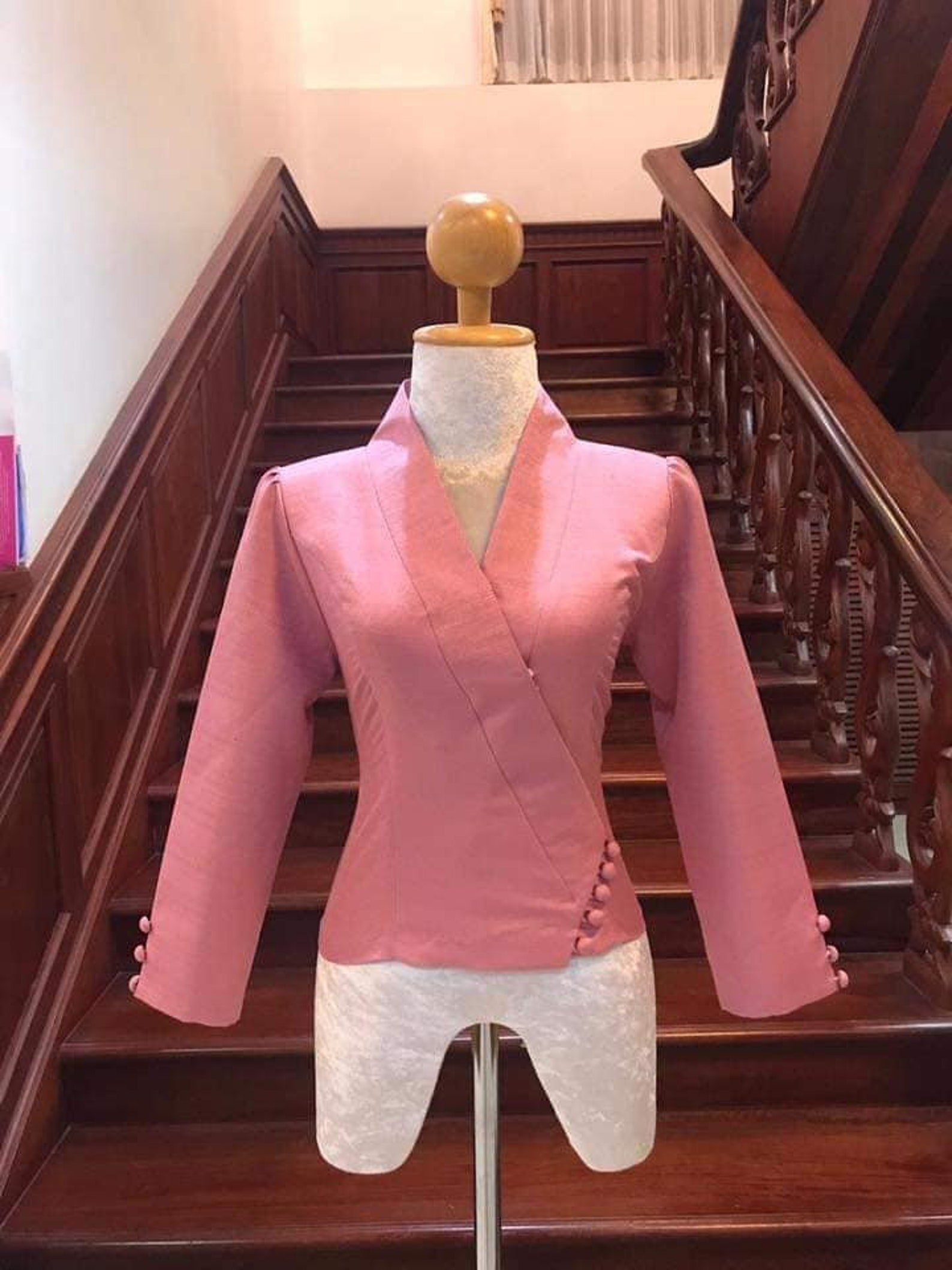 Asian Blouse Lao Dress Asian Lady Dress Lao Clothing Thai | Etsy