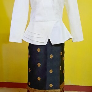 Asian Dress, Lao Traditional Dress, Thai-lao Dress,thai Dress, Lao ...