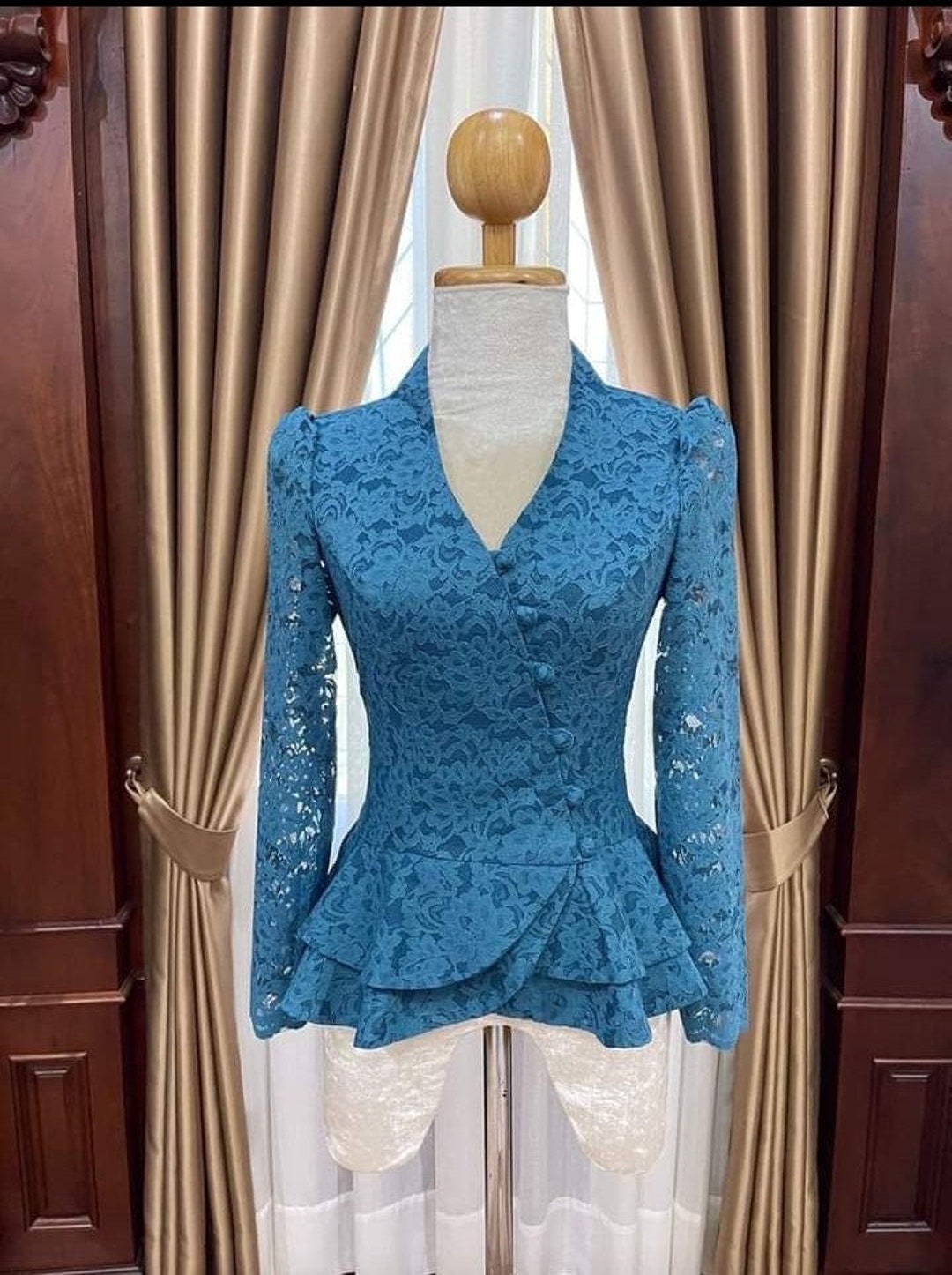 Lao Blouse, Traditional Laotian Clothing for Women white Color - Etsy