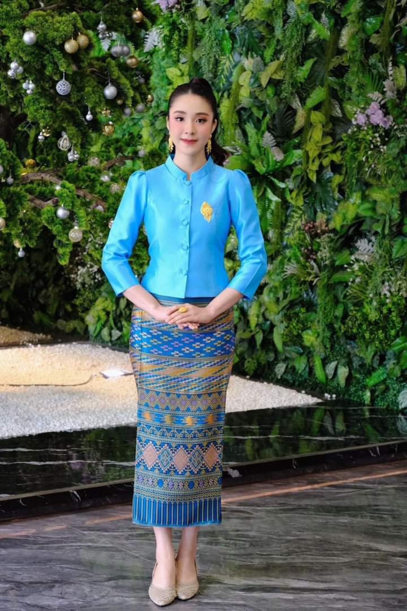 Asian Dress, Lao Traditional Dress, Thai-lao Dress,thai Dress, Lao ...