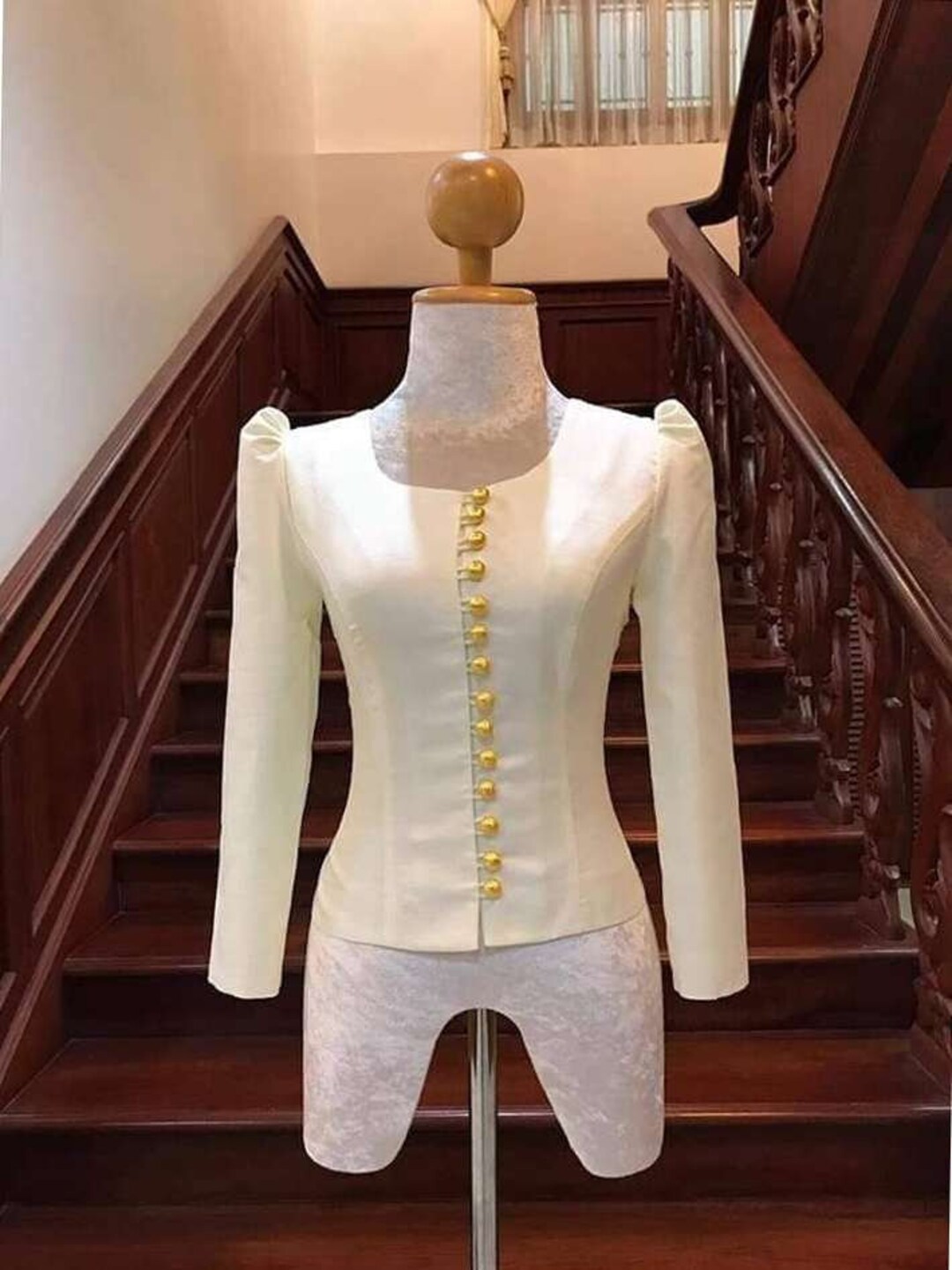 Asian Blouse, Lao Dress, Asian Lady Dress, Lao Clothing, Thai Dress ...