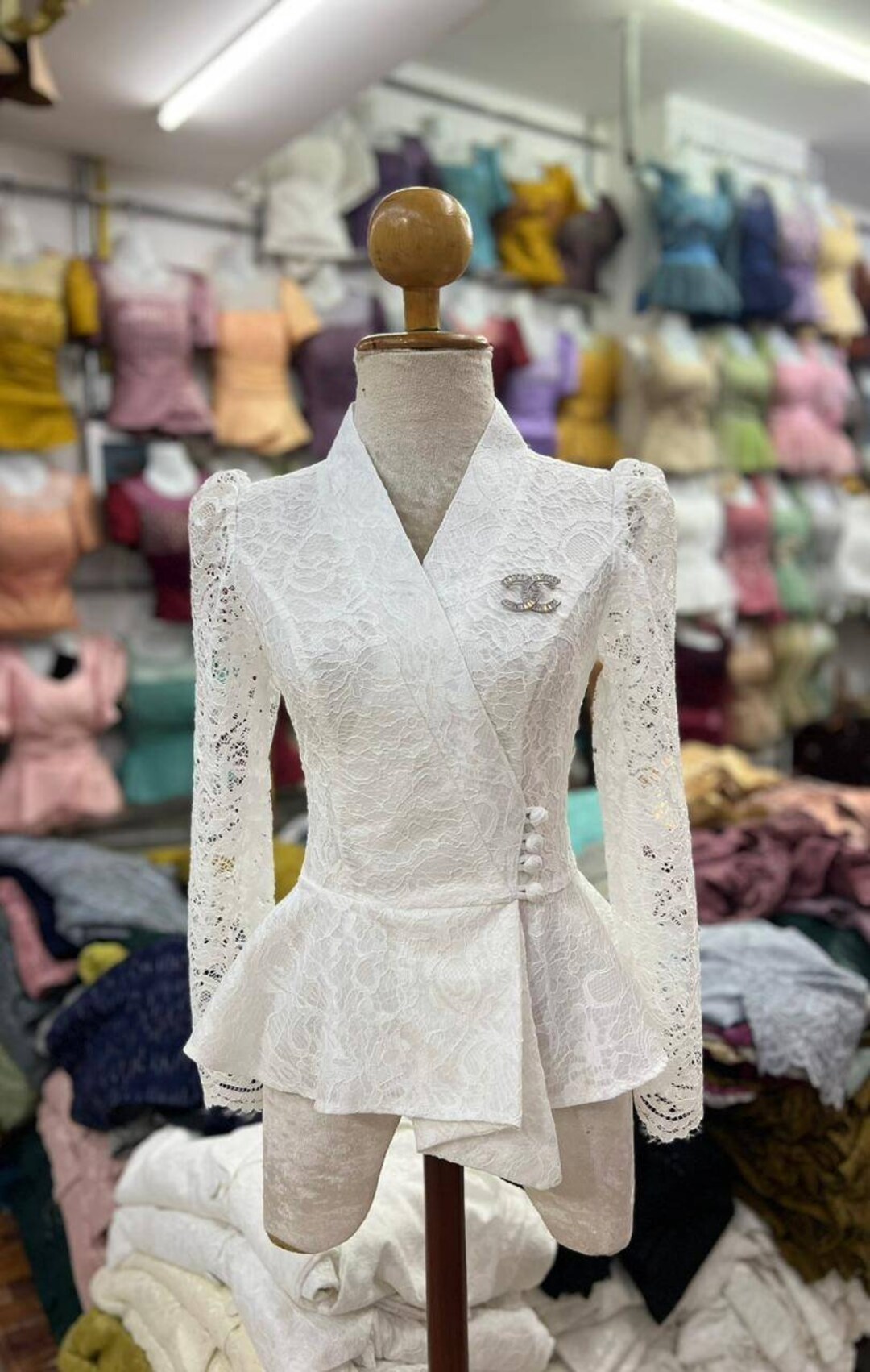 Asian Blouse, Lao Dress, Asian Lady Dress, Lao Clothing, Thai Dress ...
