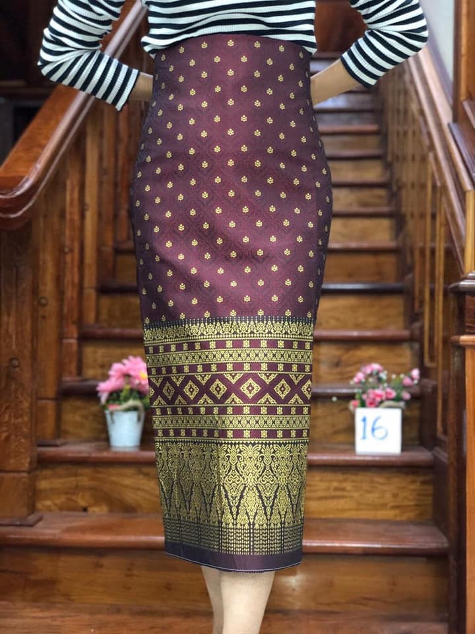 Finished Traditional Lao Sarong Lao Long Skirt Thai Sarong - Etsy