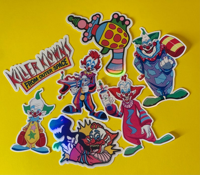 Killer Klowns Sticker Pack - Etsy